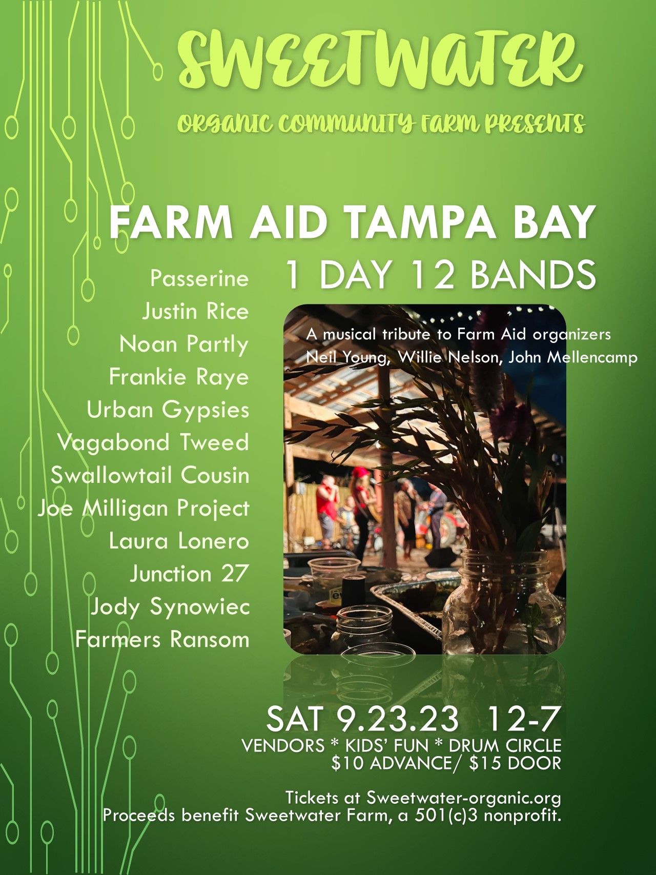 Farm Aid Tampa Bay ! | Sweetwater Organic Farm