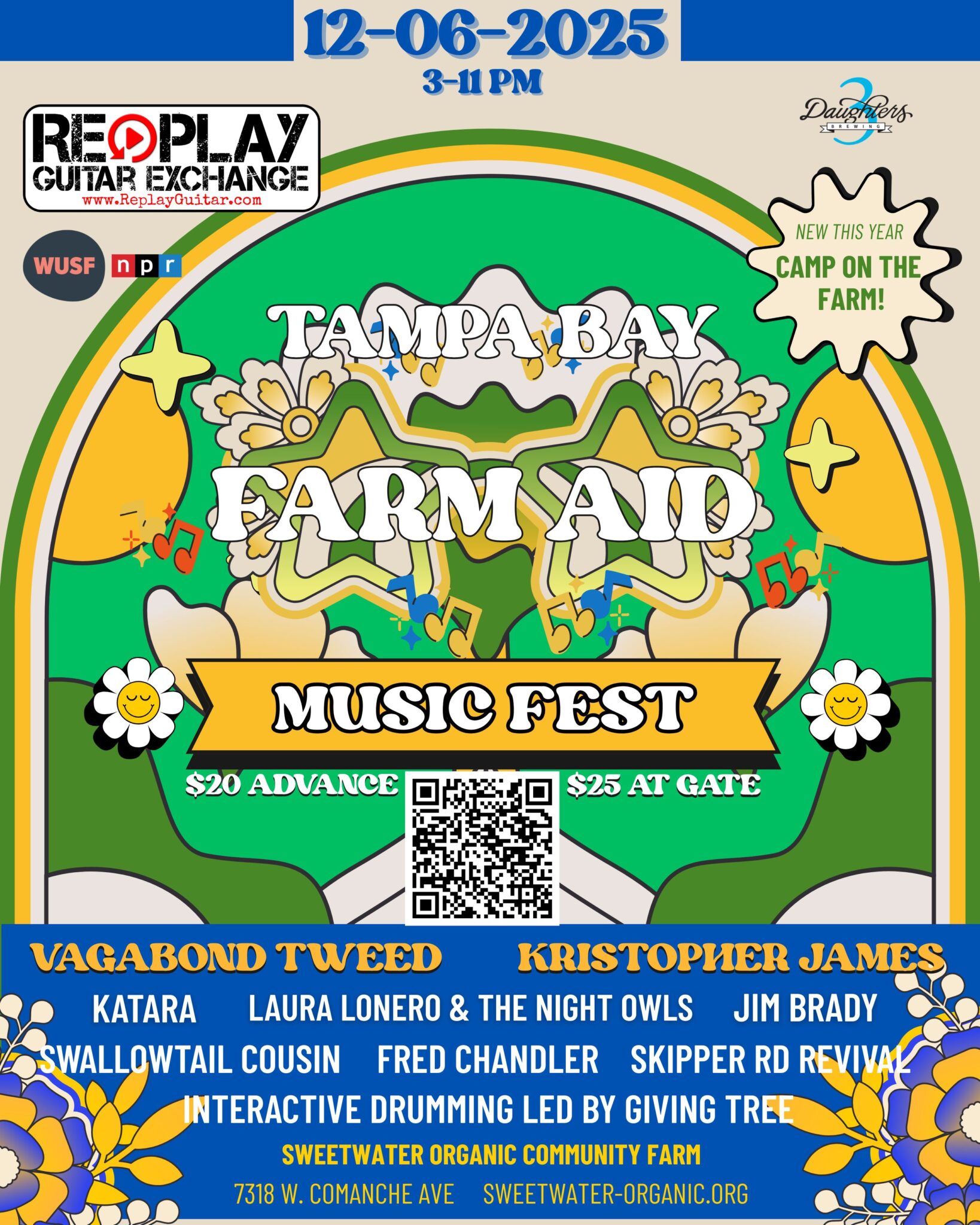 3rd Annual Farm Aid Tampa Bay Music Fest | Sweetwater Organic Farm